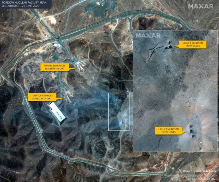 Fordow Appears Mostly Intact in Satellite Photos! - London Times