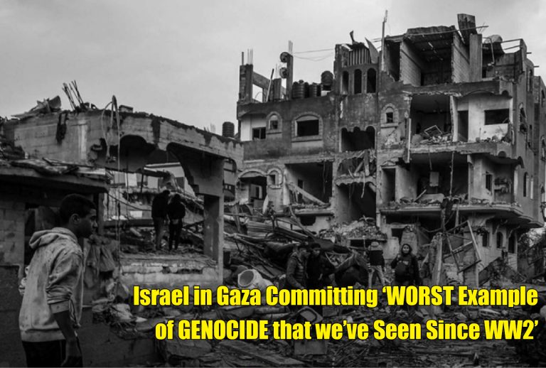Israel in Gaza Committing 'WORST Example of GENOCIDE that we’ve Seen ...