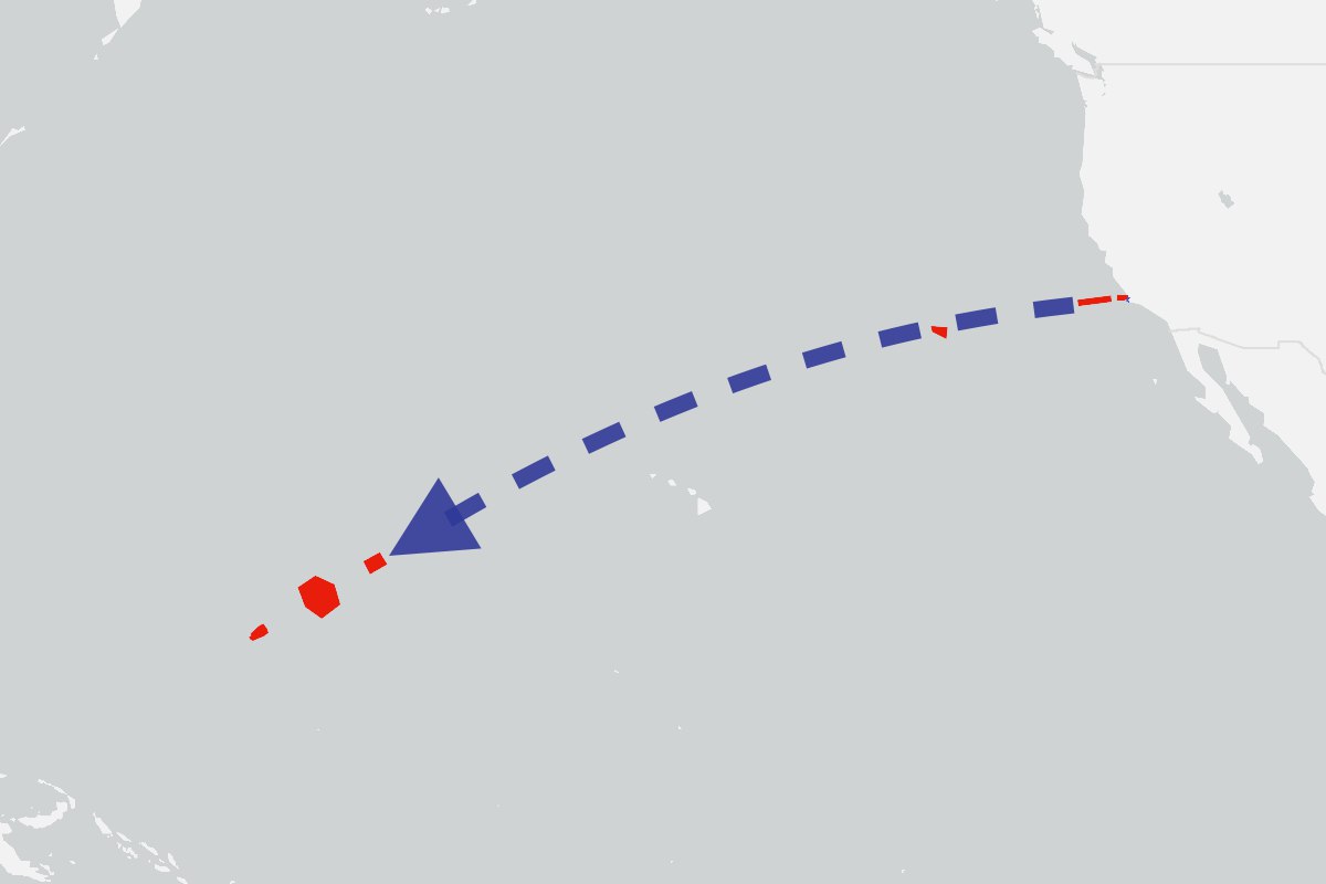 Map Shows First US Nuclear Missile Test Since Trump Comments - London Times